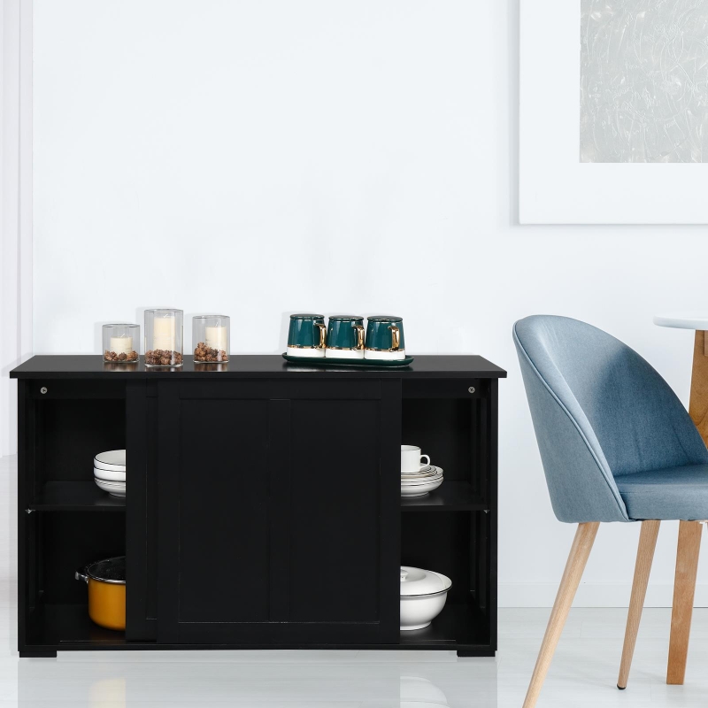 Zimtown Wood 42 Inch Sideboard Buffet Storage Cabinet Console Sofa ...