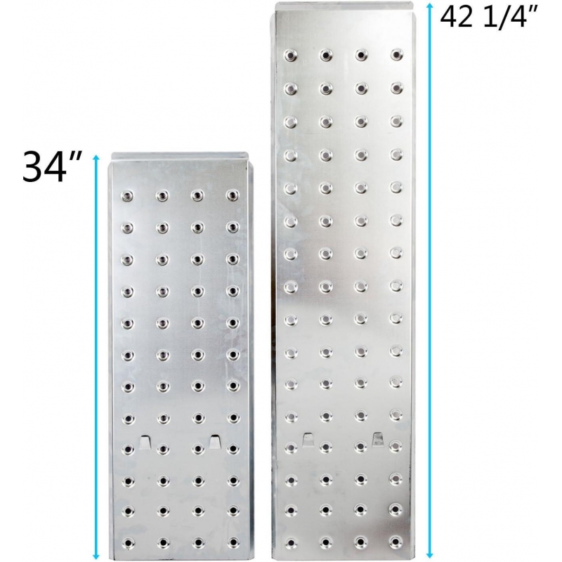 Zimtown Aluminum 15.5FT Platform Scaffold Ladder, 7 in 1 Extension ...