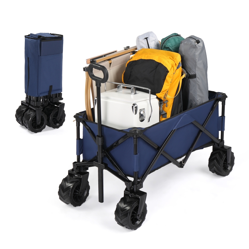 Zimtown Collapsible Wagon Folding Wagon Heavy Duty Utility Wagon Cart ...