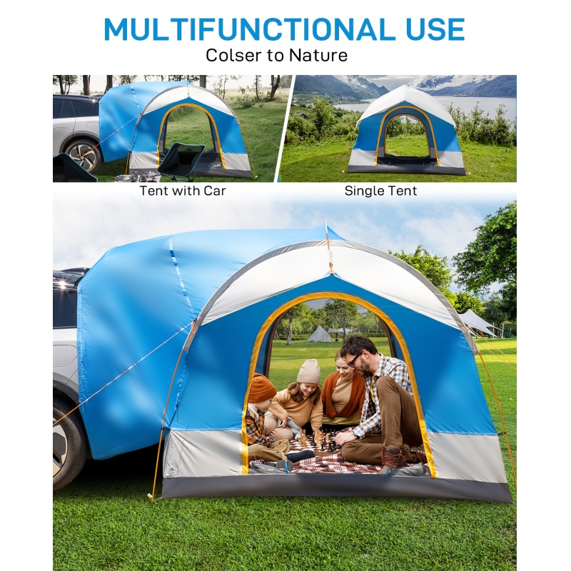 Zimtown UV Tent for Camping, Spacious Car Trunk Tent for Travel Camp ...